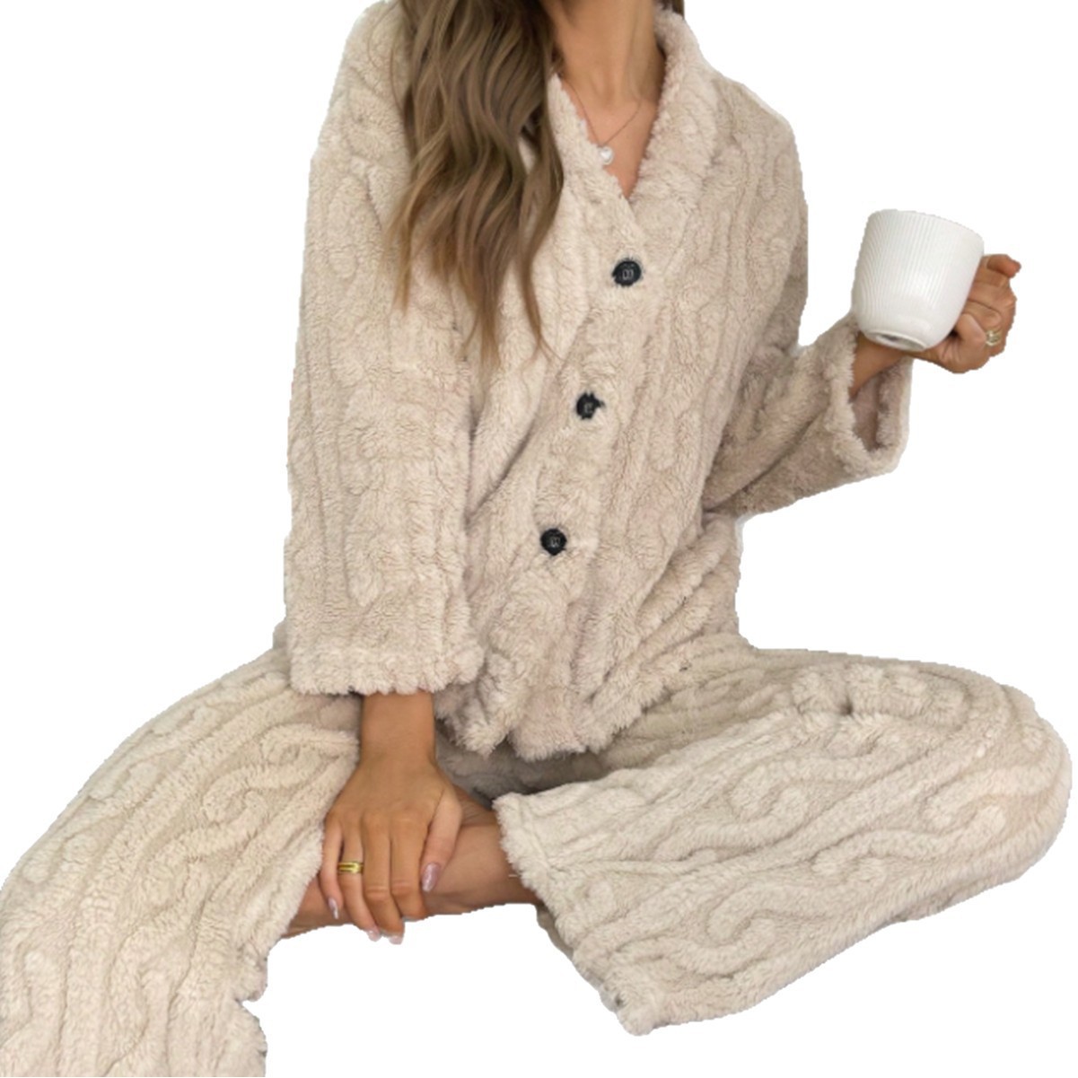 Cardigan Homewear Women Can Pack Twinset Outfit – Orchari